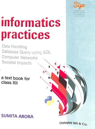 Informatic Practice A Text Book For Cbse Class 12 By Sumita Arora 9788177002379 Universal