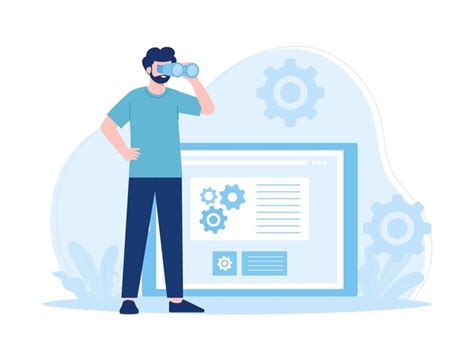 Premium Vector Analysis Errors In Software And Hardware Concept Flat