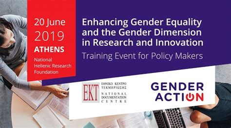 Enhancing Gender Equality And The Gender Dimension In Research And Innovation Training For