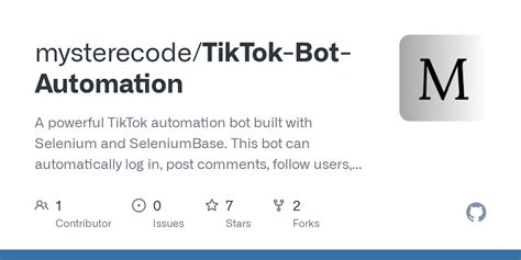 github mysterecode tiktok bot automation a powerful tiktok