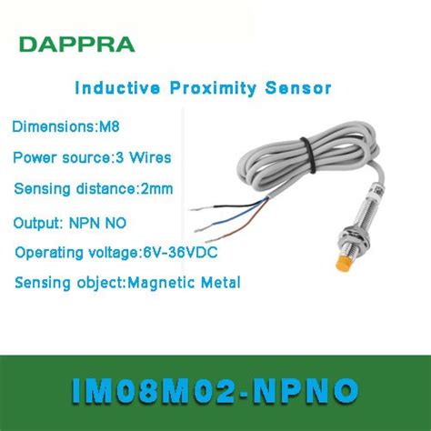 Jual M8 2mm NPN NO DC 6V To 36V Dia 8mm Inductive Proximity Sensor OB58 Jakarta Utara Dappra