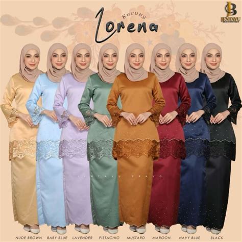 Lorena Kurung By Jentayu Bravo Shopee Malaysia