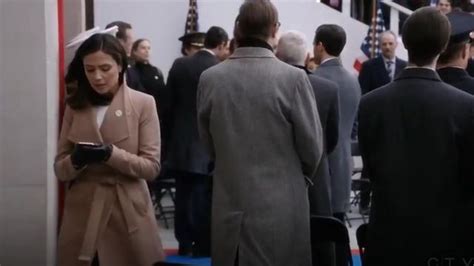 Ted Baker Wrap Coat In Camel Worn By Emily Rhodes Italia Ricci In