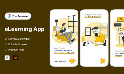 E Learning App Onboarding Figma