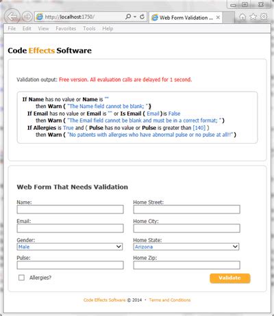 How To Validate ASP NET And MVC Web Forms Using Business Rules Engine CodeProject