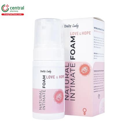 Natural Intimate Foam Love And Hope Làm Sạch Và Làm Thơm Mát Cho Vùng Kín