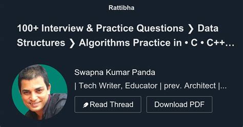 100 Interview And Practice Questions Data Structures Algorithms Practice