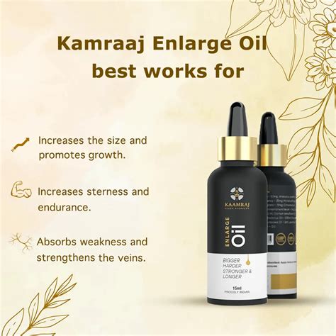 Kaamraj Enlarge Penis Massage Oil Helps To Hard Erection Every Time