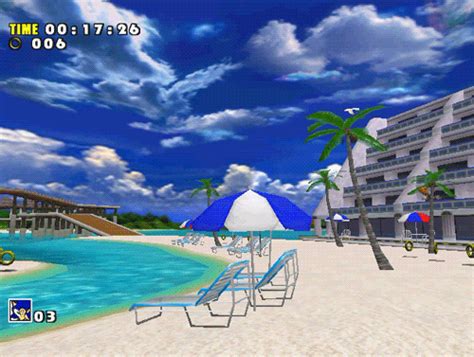 Sonic Adventure Aesthetic Beach Scene