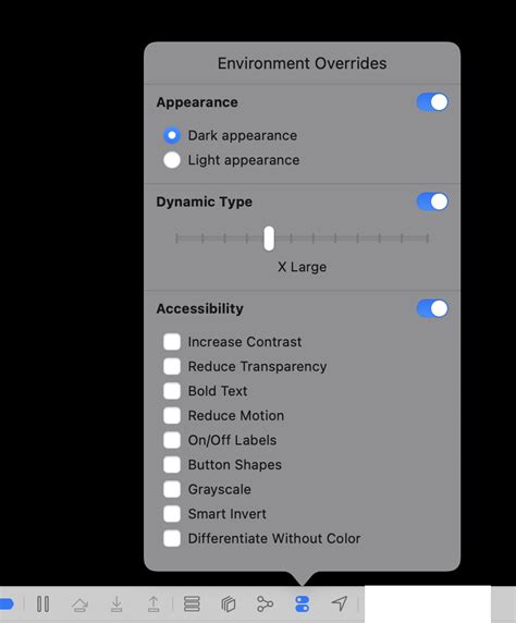 Xcode How To Enable Dark Mode On The Simulator Stack Overflow