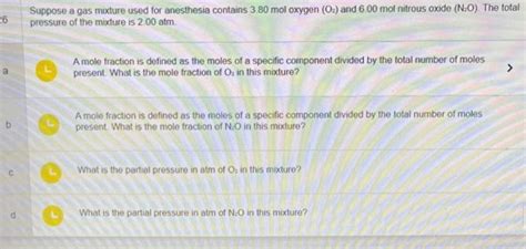Answered 26 A B C D Suppose A Gas Mixture Used… Bartleby