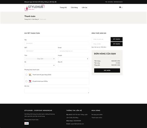 Full Source Code Website Bán Hàng Thời Trang Nam Aspnet Mvc Web Api Tích Hợp Vnpay Thanh