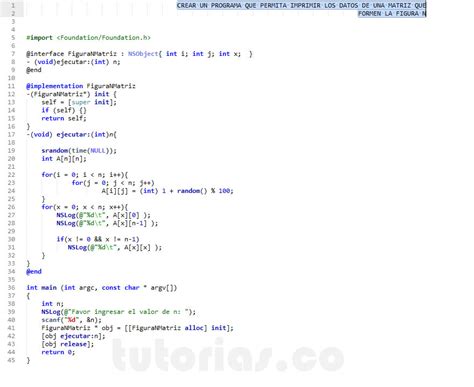 Poo Arrays Objective C Figura N Matriz