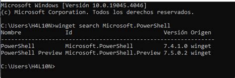 instalación de powershell en windows h4ckseed