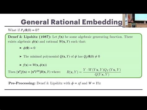 Free Video Asymptotics Of Multivariate Algebraic Generating Functions From Fields Institute