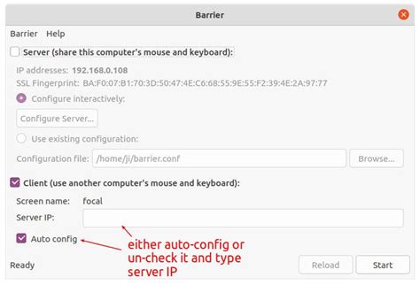 Install Setup Barrier To Share Mouse And Keyboard Between Your Computers Open Source Society Malta