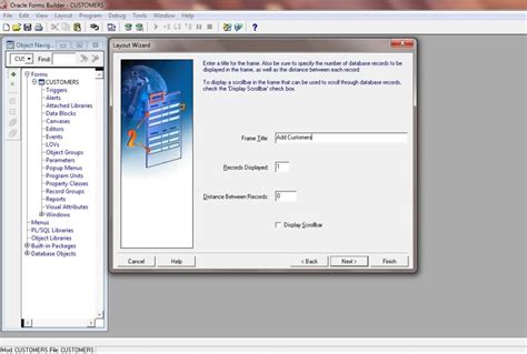 Part 3 Tutorial Create Wizard Layout Oracle Forms 11g Coder Tutorial