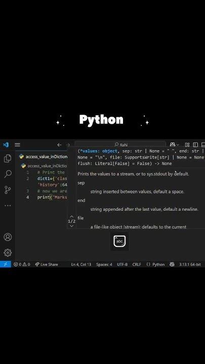 Accesing Value Of Nested Dict Coding Practice Python Shorts
