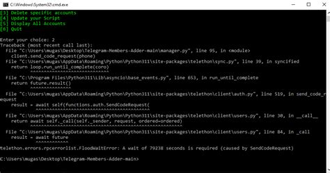 Peer Flood Error · Issue 23 · Saifalisew1508telegram Members Adder