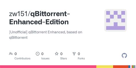 Github Zw Qbittorrent Enhanced Edition Unofficial Qbittorrent Enhanced Based On Qbittorrent