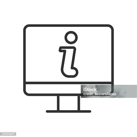 정보 라인 디자인의 아이콘 정보 데이터 정보 기술 데이터 처리 흰색 배경 벡터에 디지털 정보 정보 편집 가능한 획 아이콘 0명에 대한 스톡 벡터 아트 및 기타 이미지