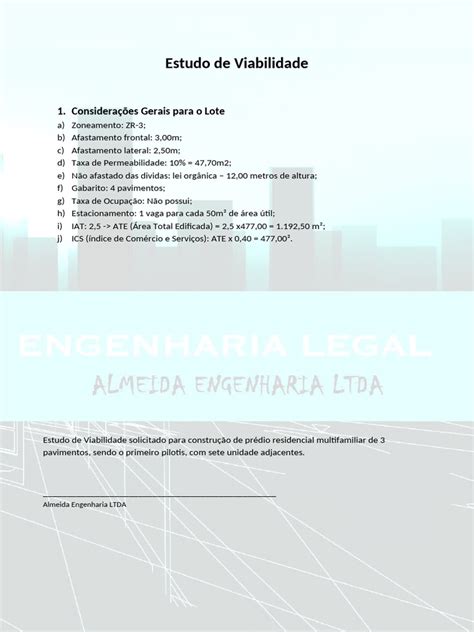 Estudo De Viabilidade Pdf