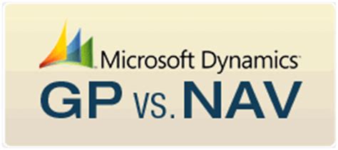 Microsoft Dynamics Comparison NAV Vs GP ERP Shootout ERP Software Blog