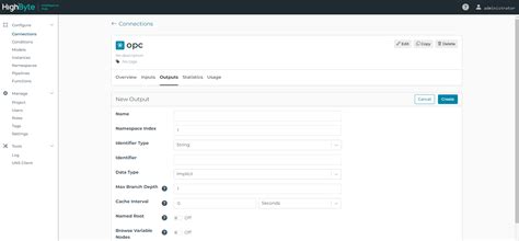 Outputs User Guide