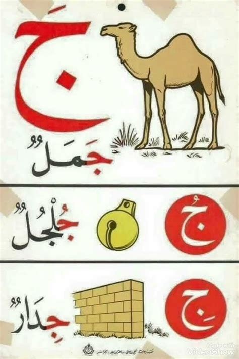 حرف الجيم بالحركات القصيرة Youtube