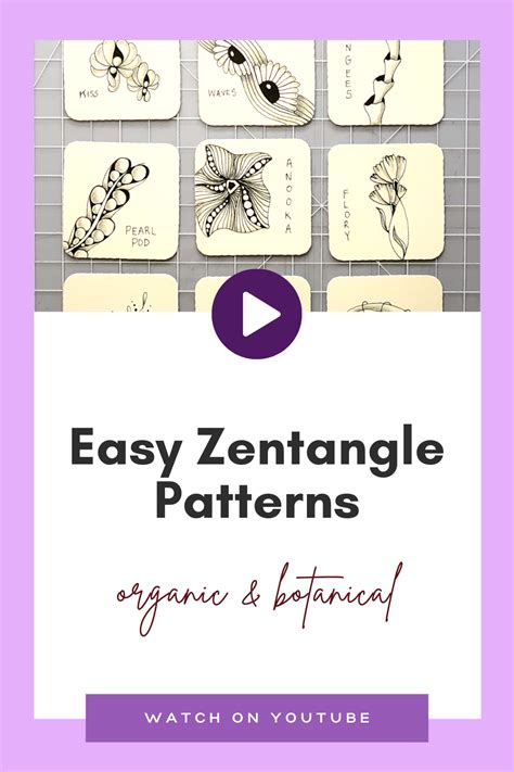 9 Easy Zentangle Patterns Artofit