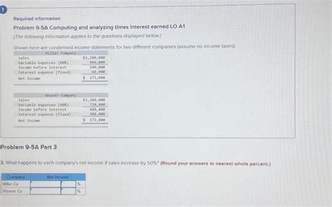 Solved Required Information Problem 9 5A Computing And Chegg