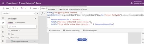 Step By Step Create And Call Global Custom Api From Canvas App Using Power Automate With Error