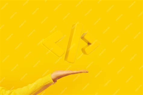 Premium Photo Programming 3d Render Code Icon Programming Code Symbol