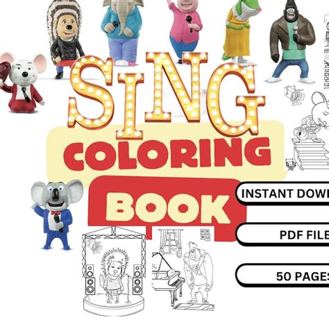 Cartoon Sing Movie Etsy