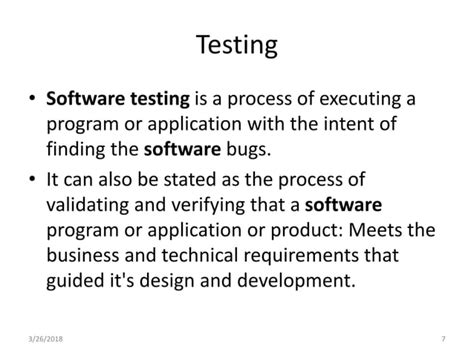 Software Testing Introduction Pptx Software Testing Introduction Pptx