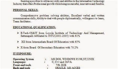 Resume Samples For Testing Professionals Resume Samples For Experienced