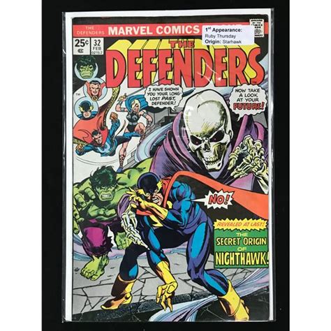 Marvel Comics The Defenders No32 Ist Appearance Ruby Thursday