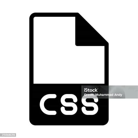 Ikon Jenis File Css File Dokumen Dan Ikon Simbol Format Folder Dalam