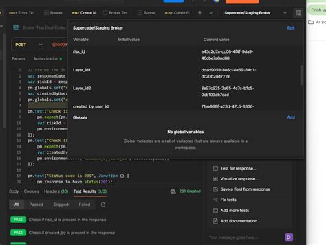 Unable To Add Global Variables 🙋 Help Postman Community