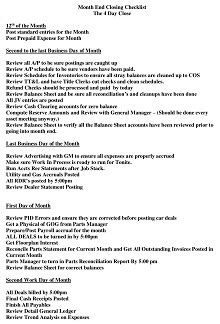 15 Free Month End Closing Checklist Templates Ms Excel Pdf Excelshe