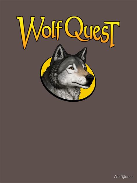 Wolfquest Logo T Shirt For Sale By Wolfquest Redbubble Wolfquest T Shirts Wolfquest Logo