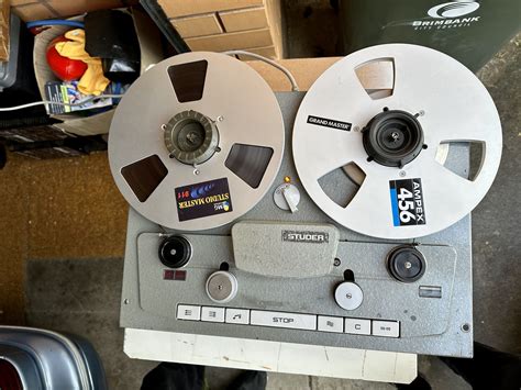 Studer A62 Reel To Reel ﻿ Cassette And Reel To Reel