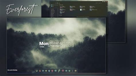 Get Glass Theme With Everforest Theme On Windows11 By Lilyoo226 On