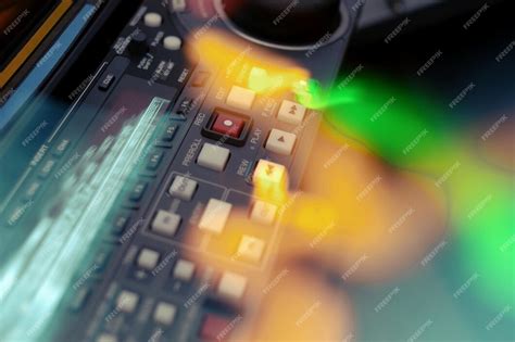 Premium Photo Closeup Of The Front Panel Of The Digibeta Recorder