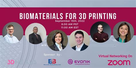 Biomaterials For 3d Printing 3dheals