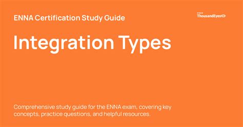 Integration Types Enna 300 445 Study Guide