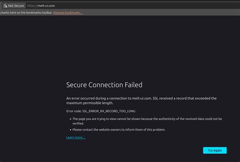 🐛bug encountering `err ssl protocol error` on melt regularly