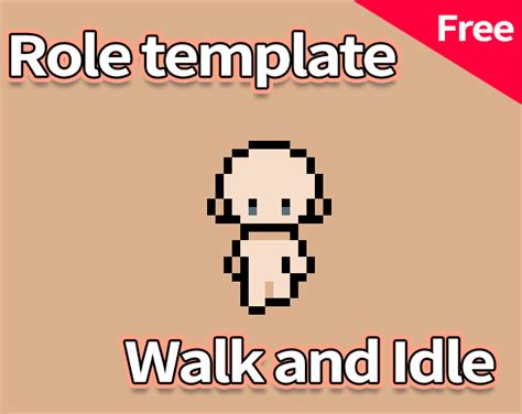 Pixel Character Template Sheet By Moran0