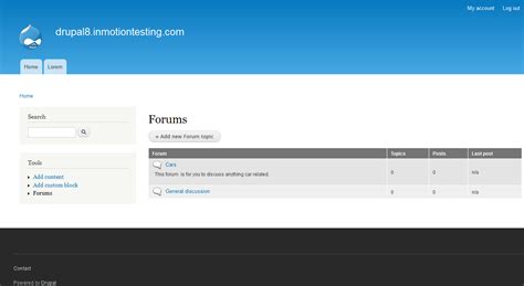 How To Enable And Configure The Forum Module In Drupal Inmotion Hosting
