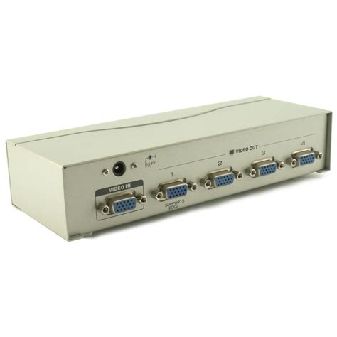 Video Splitter 4Ports Gold Touch